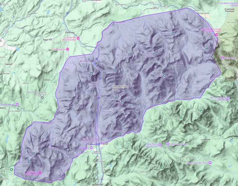 MWAC Observation Zones – Mount Washington Avalanche Center